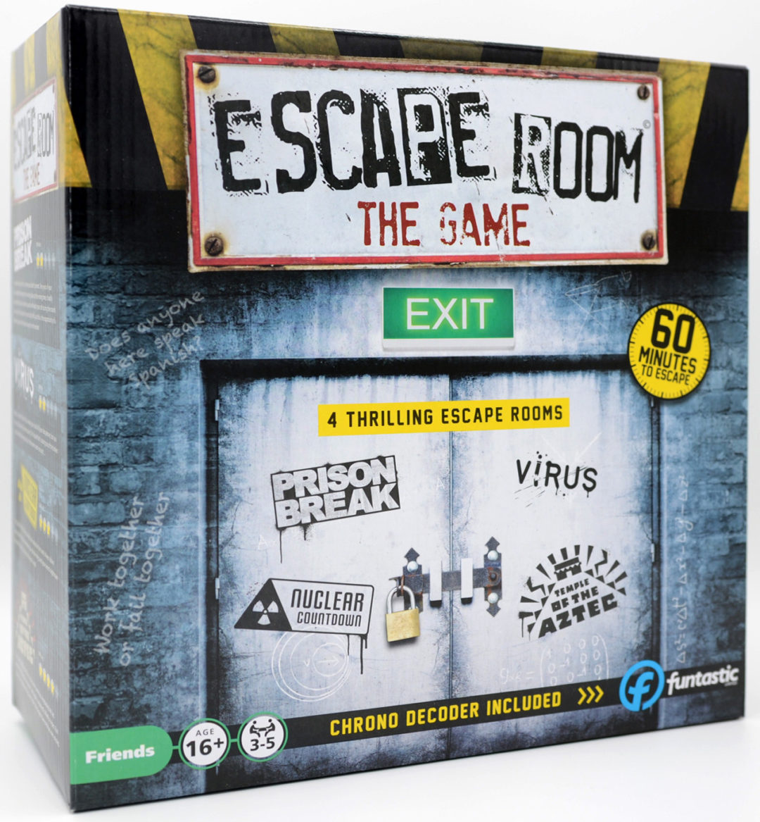 Escape Room the Game – 4 Rooms Plus Chrono Decoder | Red Lock Escape Rooms